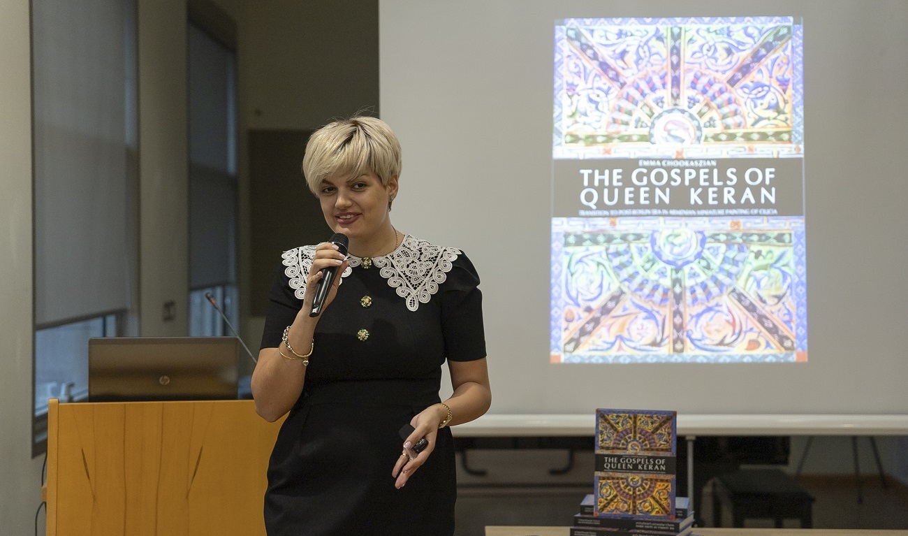 Dr. Chookaszian Presents Monograph on Gospels of Queen Keran - AUA Newsroom